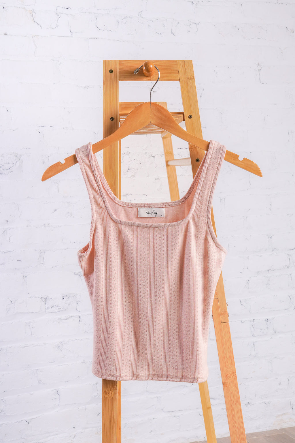 Blush Knit Tank – Red Clover